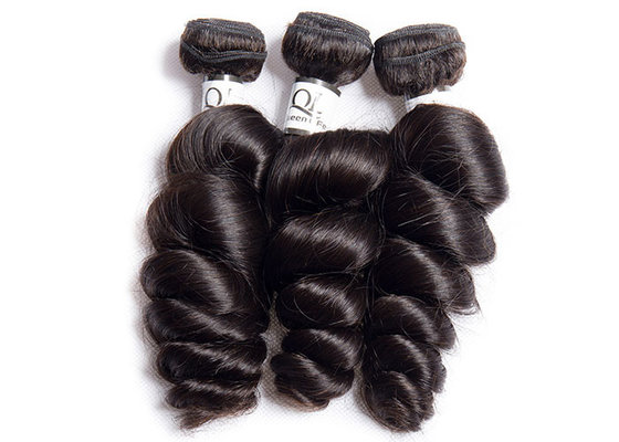 Il tessuto sciolto umano brasiliano dei capelli di 100% Wave per le ragazze 3 impacchetta il grado 9A