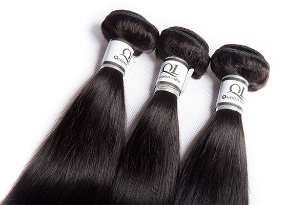 Tessuto diritto brasiliano non trattato crudo dei capelli umani per la donna di colore 3 pacchi