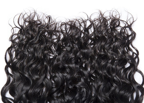 Pacchi vergini dei capelli di Wave di acqua di 100%, tessuto nero di Wave di acqua a 18 pollici