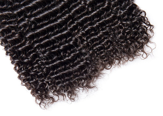 Tessuto in profondità riccio di Remy dell'essere umano di 100%/capelli vergini ricci profondi delicatamente indiani