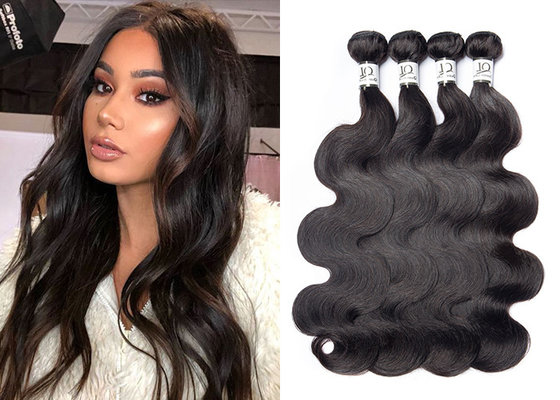 pacchi brasiliani vergini dei capelli di Wave del corpo dei pc 10A 4 per la donna di colore a 10-30 pollici