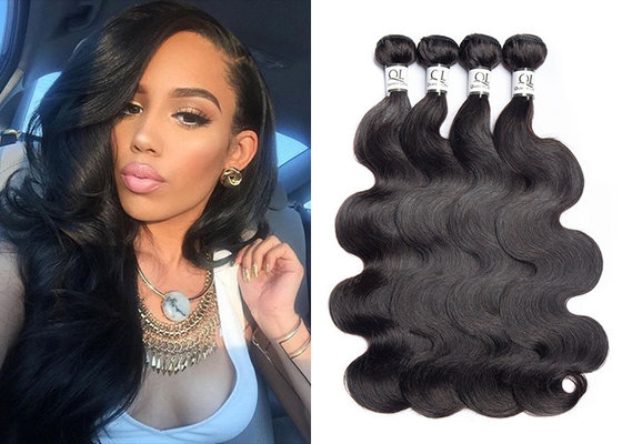 I capelli brasiliani lisci di Wave del corpo impacchettano/4 pacchi lunghi di capelli brasiliani