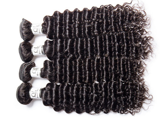 I pacchi ricci profondi liberi dei capelli umani di groviglio possono essere a 10-30 pollici fatto un restyling
