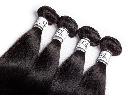 4 pacchi dei capelli diritti naturali brasiliani senza prodotto chimico elaborato