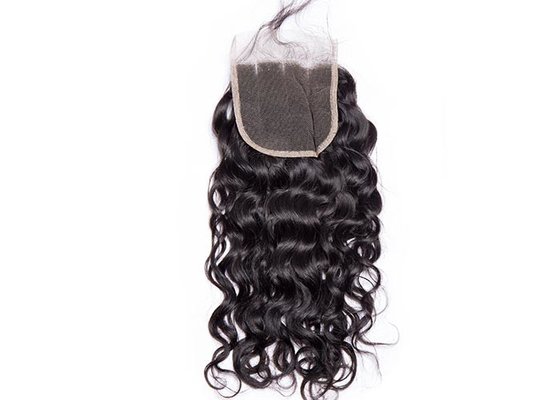 Nessun pacco brasiliano di groviglio del tessuto dei capelli con chiusura può tingersi e Premed