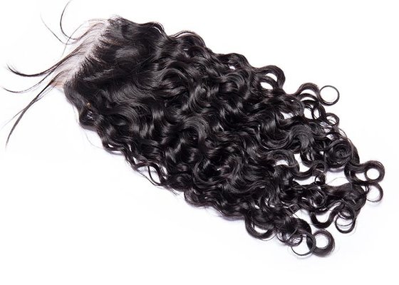 Chiusura media sana dei capelli della parte/chiusura brasiliana naturale del pizzo dei capelli umani