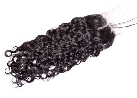 Chiusura media sana dei capelli della parte/chiusura brasiliana naturale del pizzo dei capelli umani