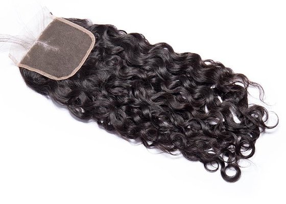 Chiusura media sana dei capelli della parte/chiusura brasiliana naturale del pizzo dei capelli umani
