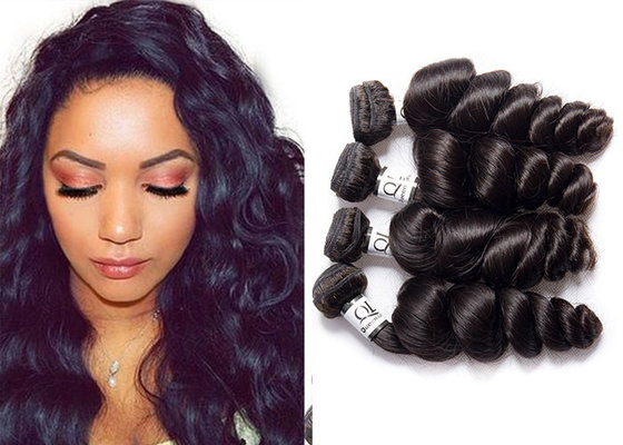 pacchi sciolti brasiliani di Wave del grado 8A, pacchi fatti un restyling dei capelli di Remy del brasiliano