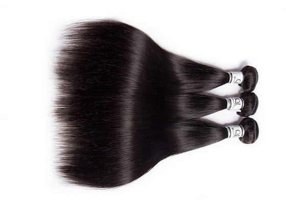 3 Bundles Natural Straight Hair Weave / Black Malaysian Straight Hair Bundles