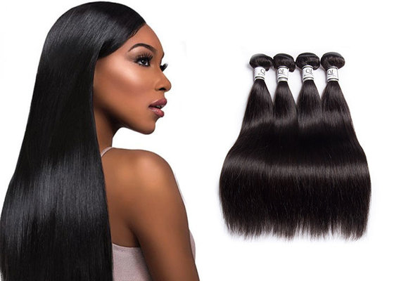 I pacchi non trattati diritti dei capelli umani con la trama cucita doppio possono tingersi