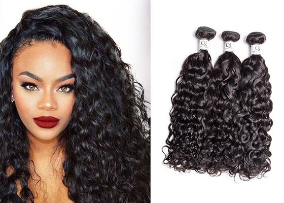 I capelli umani brasiliani di Wave di acqua dolce impacchettano per i pc della donna di colore 3 a 10-30 pollici