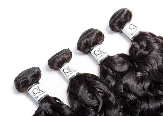 Estensioni regolari dei capelli di Wave di acqua/4 pacchi non trattati di capelli umani