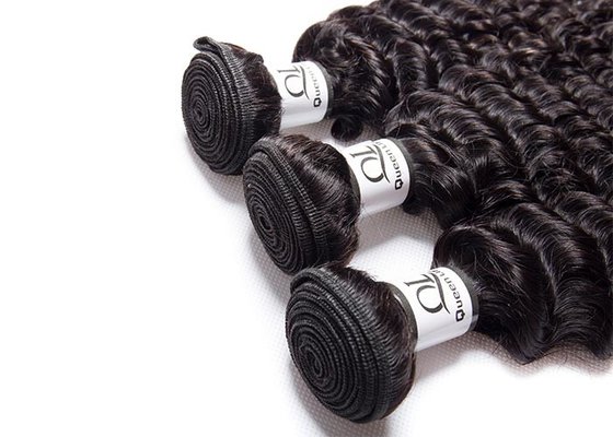 Nessun capelli vergini ricci profondi umani ricci profondi del tessuto/100% dei capelli del cattivo odore