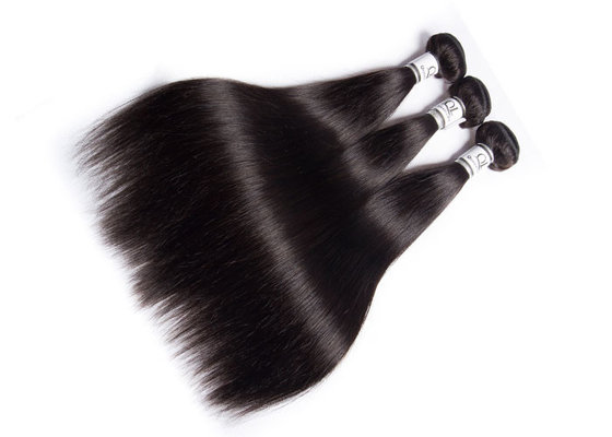 Tessuto diritto serico comodo dei capelli umani con la chiusura del pizzo a 10-30 pollici