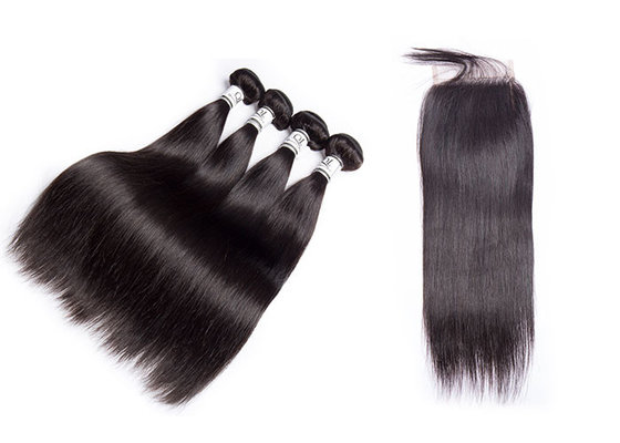 Estensioni brasiliane sane dei capelli diritti/capelli diritti brasiliani a 20 pollici naturali