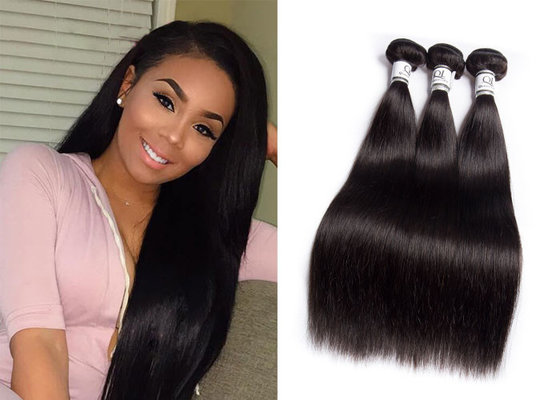 i capelli all'ingrosso 9A tessono 3 pacchi dei capelli malesi non trattati /Straight