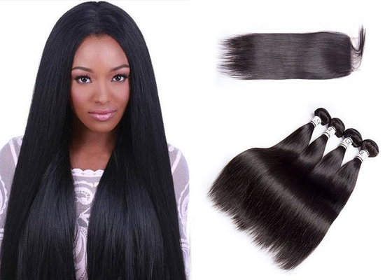 Estensioni brasiliane sane dei capelli diritti/capelli diritti brasiliani a 20 pollici naturali