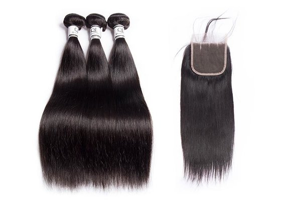 Pacchi malesi diritti del tessuto dei capelli con chiusura nessun pelo misto