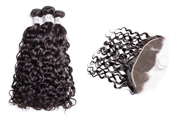 3 pacchi di acqua dei capelli umani brasiliani di Wave, capelli umani di acqua del tessuto lungo di Wave