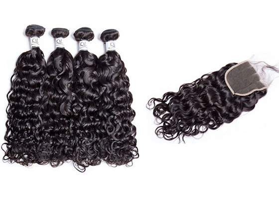 Nessun capelli di groviglio di Wave di acqua 8A impacchetta per la forte colla adesiva della donna di colore