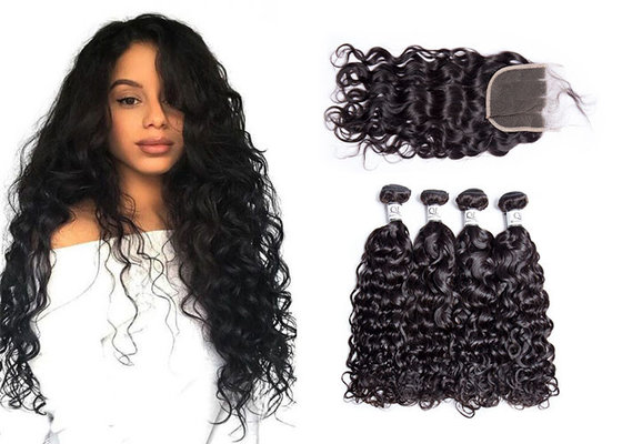 Tessuto brasiliano regolare dei capelli di Wave di acqua/tessuto non trattato di Wave di acqua di Remy