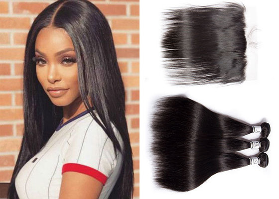 Capelli malesi comodi con pacchi diritti frontali/non trattati con il frontale