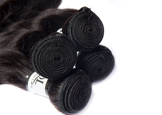 Pacchi vergini splendidi dei capelli di Wave del corpo umano con la prova di olio della chiusura del pizzo