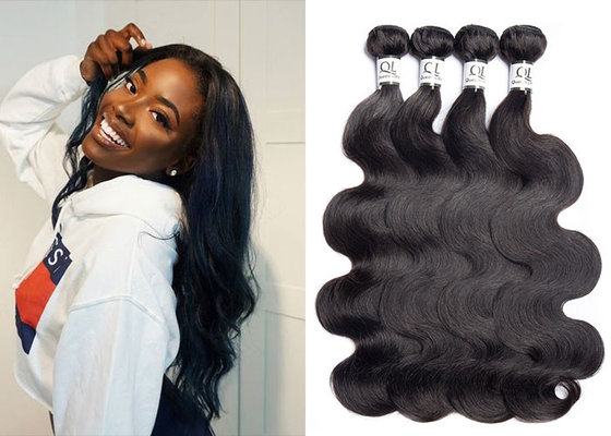 Pulisca i capelli brasiliani di Wave del corpo 4 pacchi, capelli brasiliani di Wave del corpo 8A