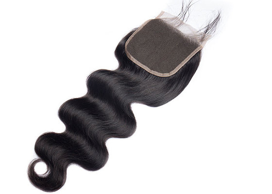 Pacchi vergini brasiliani naturali dei capelli di Wave del corpo con chiusura nessuna compensazione chimica