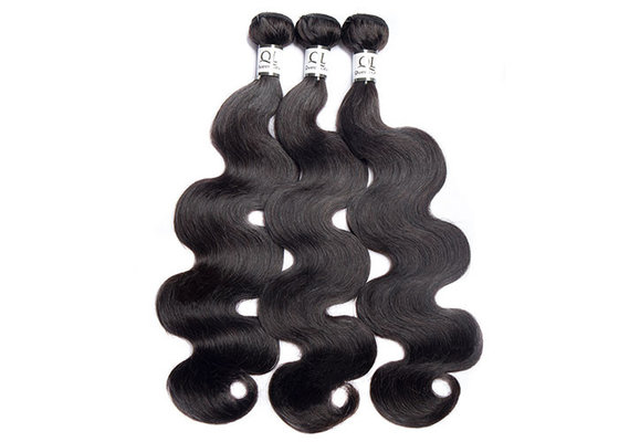Pacchi vergini brasiliani naturali dei capelli di Wave del corpo con chiusura nessuna compensazione chimica