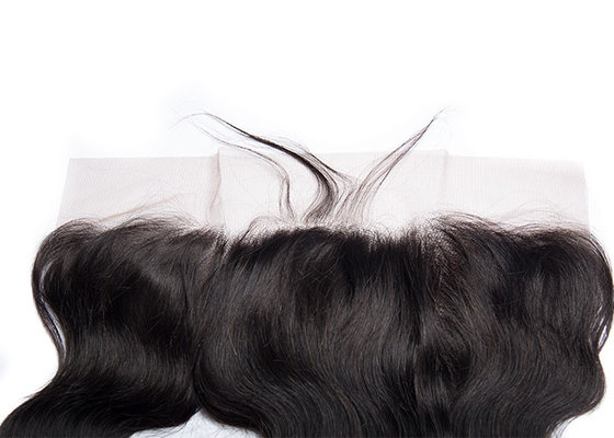 Frontali brasiliani del pizzo dei capelli di 100%, frontali del pizzo dei capelli umani di Wave del corpo 13*6