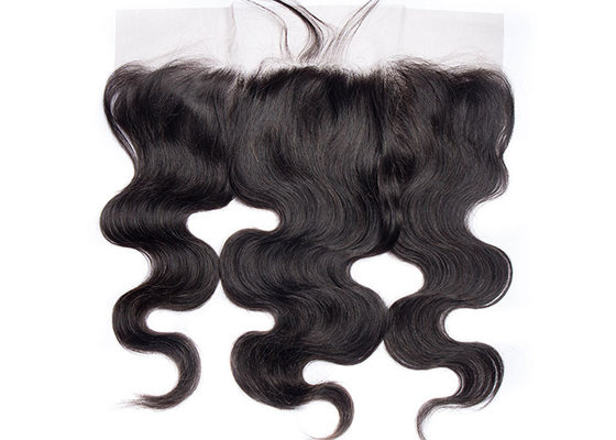 Frontali brasiliani del pizzo dei capelli di 100%, frontali del pizzo dei capelli umani di Wave del corpo 13*6