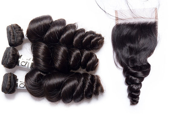I pacchi sciolti comodi del tessuto dei capelli di 9A Wave con chiusura non hanno offerto l'odore