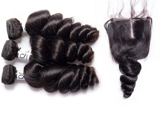 I pacchi sciolti comodi del tessuto dei capelli di 9A Wave con chiusura non hanno offerto l'odore