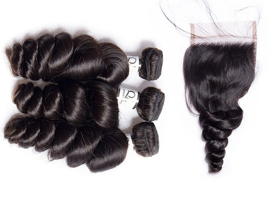 Capelli sciolti peruviani lunghi di 9A Wave/tessuto sciolto a 16 pollici di Wave nessun odore