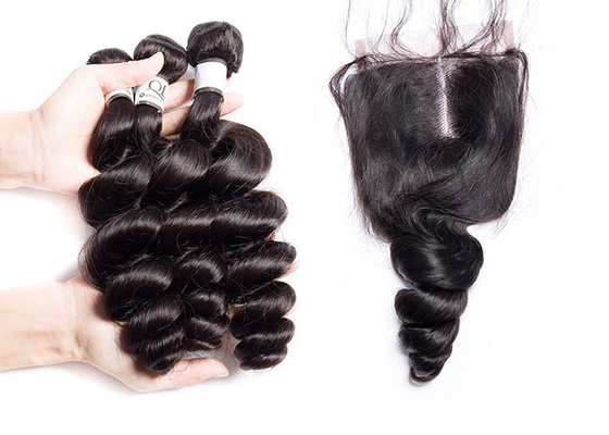 Capelli sciolti peruviani lunghi di 9A Wave/tessuto sciolto a 16 pollici di Wave nessun odore