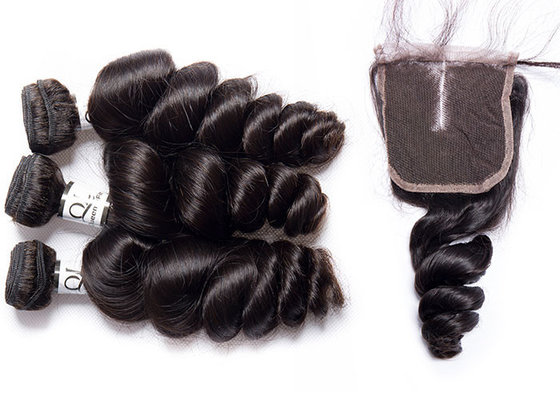 Capelli sciolti peruviani lunghi di 9A Wave/tessuto sciolto a 16 pollici di Wave nessun odore