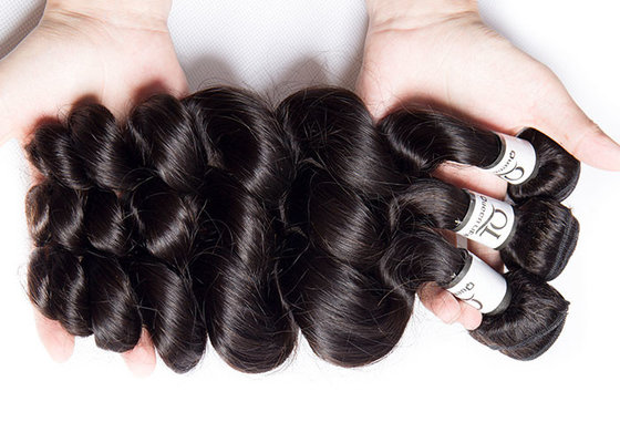 Il vergine 3 pacchi allenta il tessuto dei capelli di Wave con il frontale del pizzo 12-24 pollici
