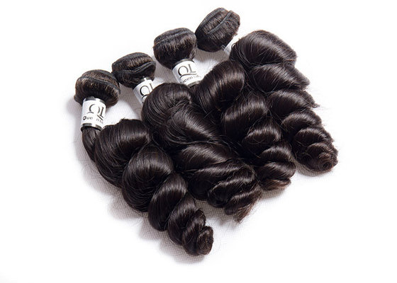 Le estensioni sciolte brasiliane nere dei capelli di Wave/hanno tinto il tessuto sciolto a 10 pollici di Wave