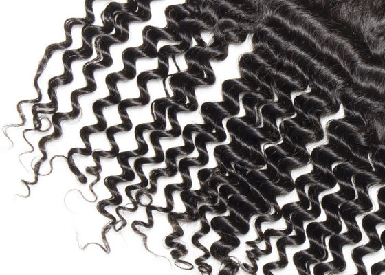 Frontale profondo frontale dei capelli ricci chiusura/13*4 del pizzo vergine affascinante dei capelli