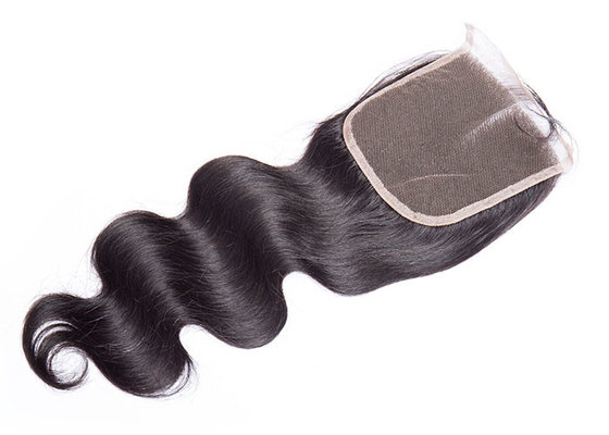 Chiusura del pizzo di Wave del corpo dei capelli umani, chiusura media brasiliana del pizzo della parte