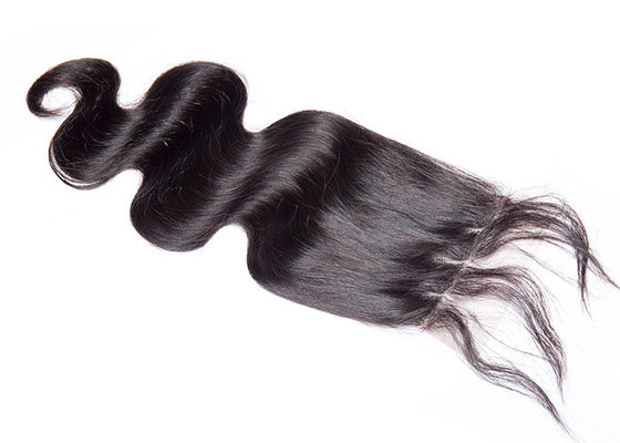 Chiusura del pizzo di Wave del corpo dei capelli umani, chiusura media brasiliana del pizzo della parte