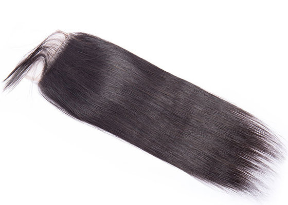No Tangling Hair Free Part Lace Closure , Unprocessed Malaysian Lace Closure