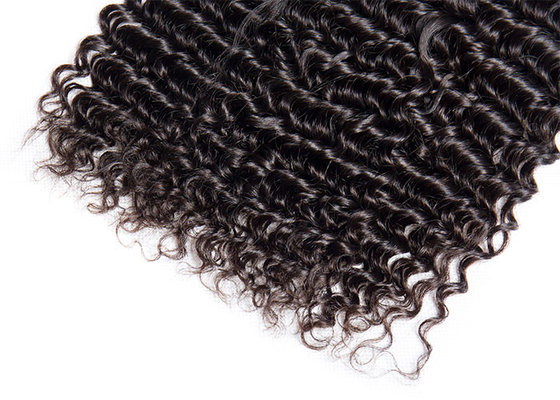 Classifichi i pacchi profondi brasiliani/3 pacchi dei capelli ricci 8A del tessuto riccio profondo lungo