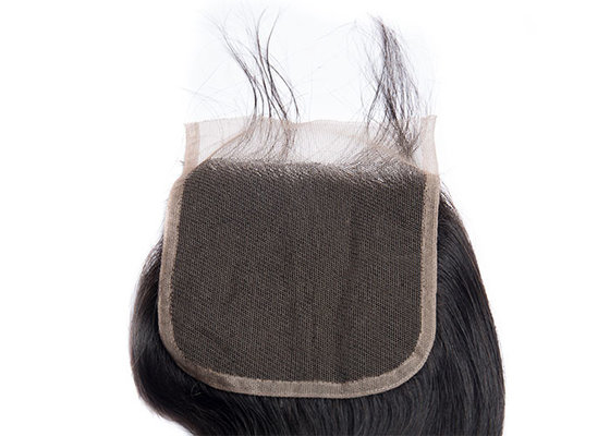 Capelli umani crudi 3 pacchi con i capelli umani della chiusura 100% di Wave del corpo