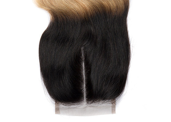 1B / 27 pacchi dei capelli di Wave del corpo di colore con chiusura possono essere candeggiati e tingersi
