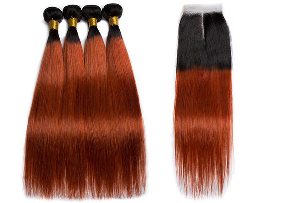Il tessuto diritto vergine naturale 3 dei capelli umani non impacchetta fibra con la chiusura del pizzo