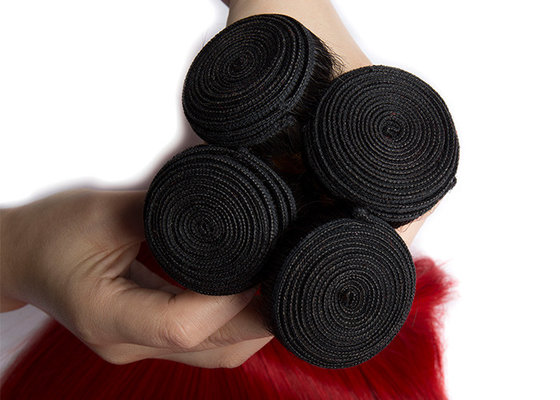 100 pacchi diritti reali dei capelli umani del tessuto dei capelli umani 3 con il frontale