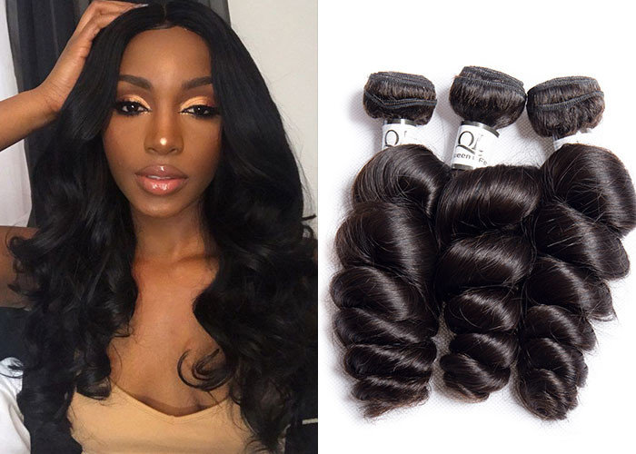 Miscela a 18 pollici Wave del tessuto sciolto vergine dei capelli di Queenlife 100% non molti capelli di scarsità